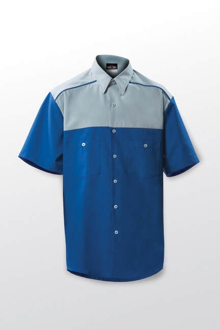 WWG Two Tone Work Shirt - 363000P | WearWell Factory Outlet